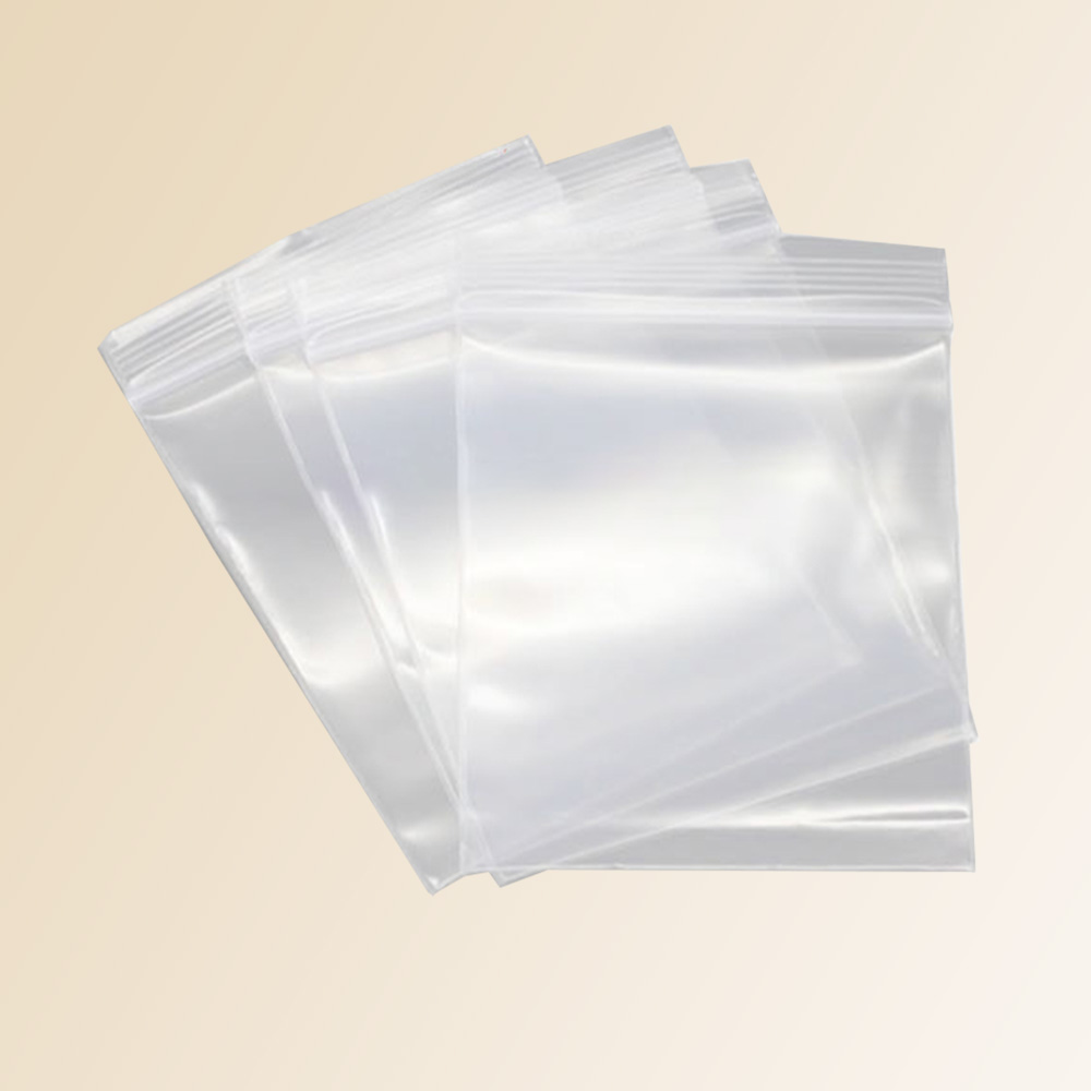 Túi zip chỉ trắng